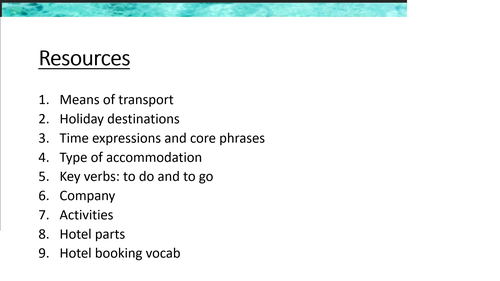 French les vacances holidays recap and reading task | Teaching Resources