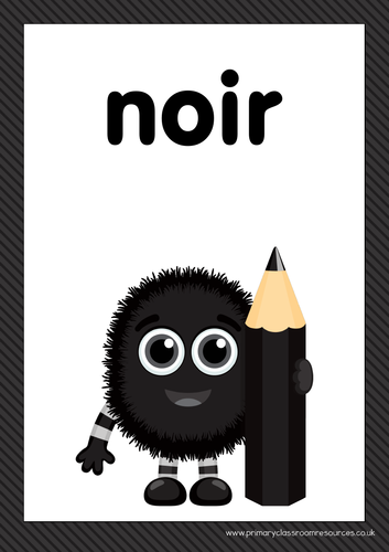 French Colour Monsters Posters | Teaching Resources