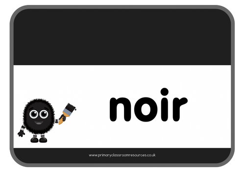 French Colour Monsters Tag Posters | Teaching Resources