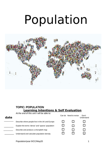 Population | Teaching Resources