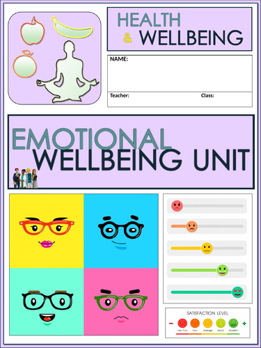 Emotional Health PSHE Unit - Student Work Booklet | Teaching Resources