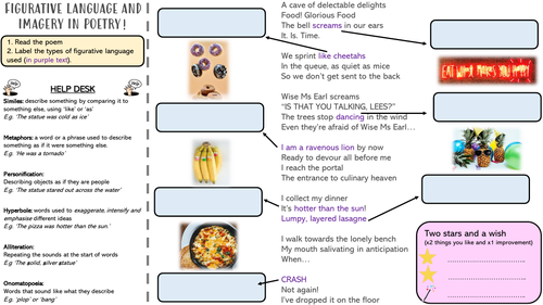 Investigating figurative language in poetry | Teaching Resources
