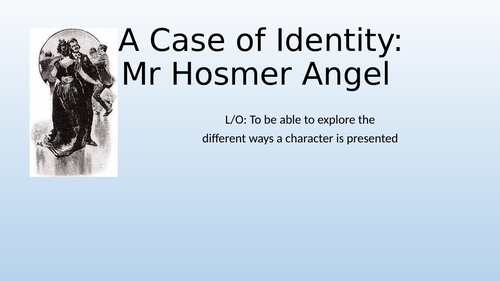 A Case of Identity - Sherlock Holmes. Series of 5 Lessons and separate ...