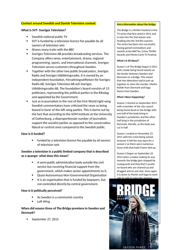 A-Level Media The Bridge case study revision | Teaching Resources