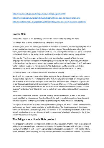 A-Level Media The Bridge case study revision | Teaching Resources