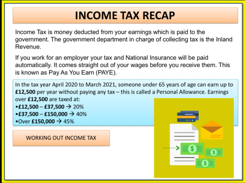 Types of employment P45 P60 Payslips Careers Lesson | Teaching Resources