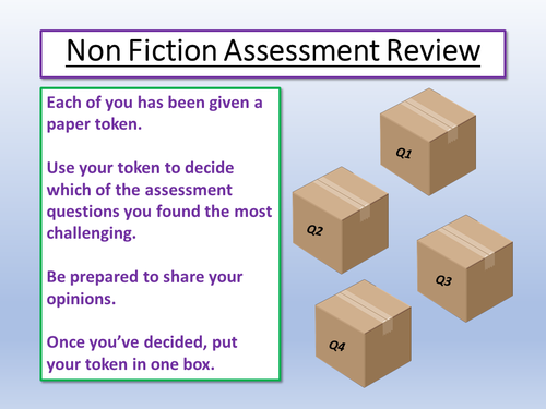 English KS3 Assessment | Teaching Resources
