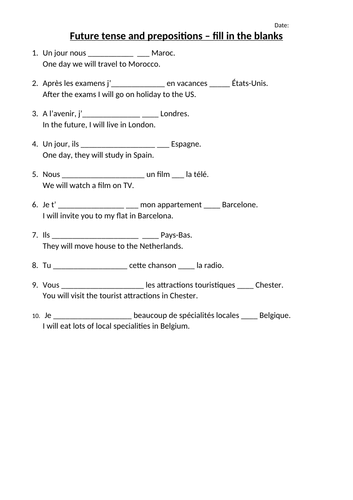 Future tense variety of resources | Teaching Resources