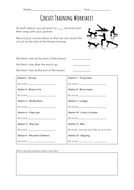 PE Fitness | Circuit Training Cards and Worksheet | Teaching Resources
