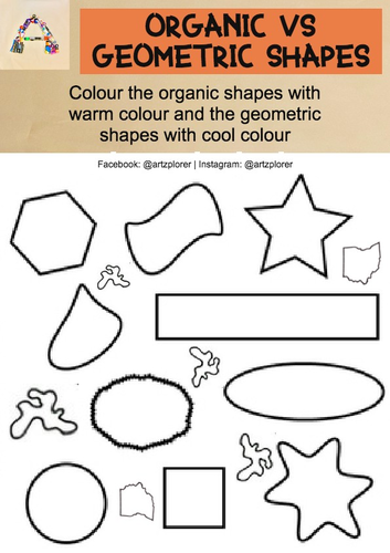 Printable | Shapes Theory worksheet | Teaching Resources