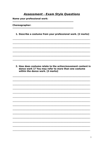 AQA GCSE Dance - Emancipation of Expressionism | Teaching Resources