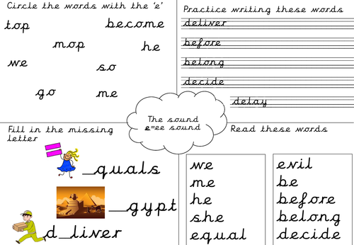 HOME LEARNING- Year 1 Phonics - Week 3 | Teaching Resources