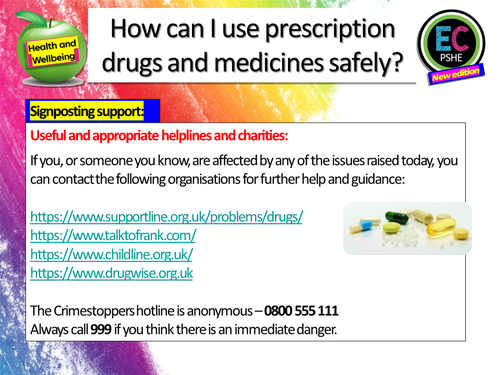 Prescription Drugs PSHE | Teaching Resources