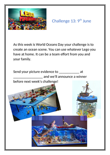 Lego Masters Challenges - Part Two (Stay Home - Covid-19) | Teaching ...