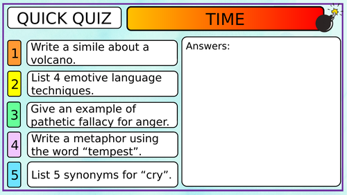 GCSE English Creative Writing Lesson Series | Teaching Resources
