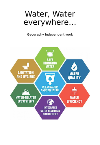Water Everywhere Geography KS3 workbook | Teaching Resources