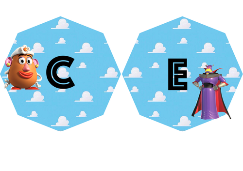 Notice board lettering - Toy Story | Teaching Resources