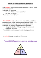 GCSE PHYSICS ELECTRICITY REVISION NOTES | Teaching Resources