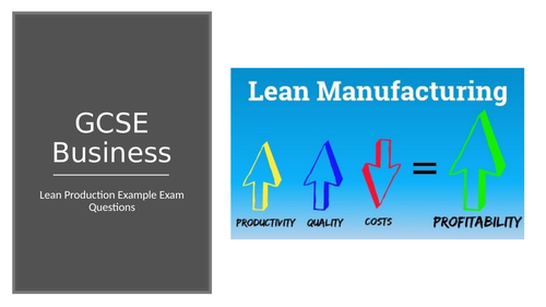 GCSE Business Lean Production (Whole topic) | Teaching Resources