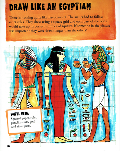 How to draw like an ancient Egyptian | Teaching Resources