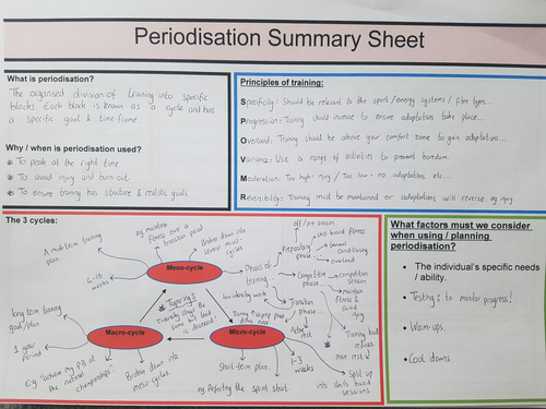 Periodization Macrocycle Sheet