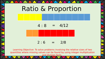 Maths Ratio & Proportion Year 6 | Teaching Resources