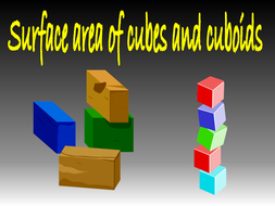 Surface area of cubes and cuboids | Teaching Resources