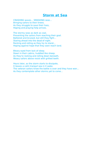 Nature poetry KS3 scheme of work | Teaching Resources