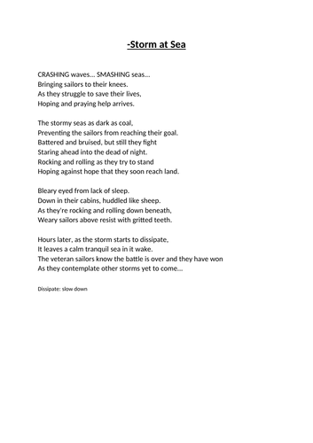 Nature poetry KS3 scheme of work | Teaching Resources