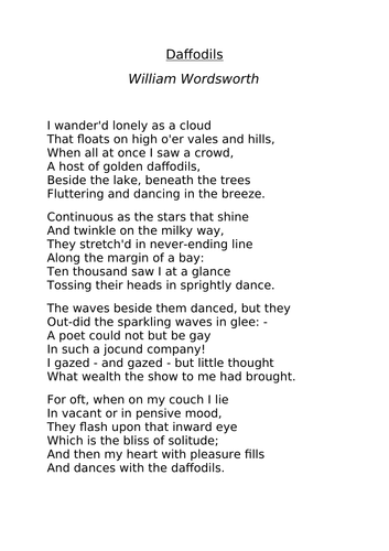 Nature poetry KS3 scheme of work | Teaching Resources