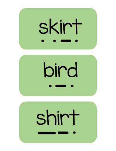 RWI Phonics Set 2 Flashcard Bundle: Green word cards and sound cards ...