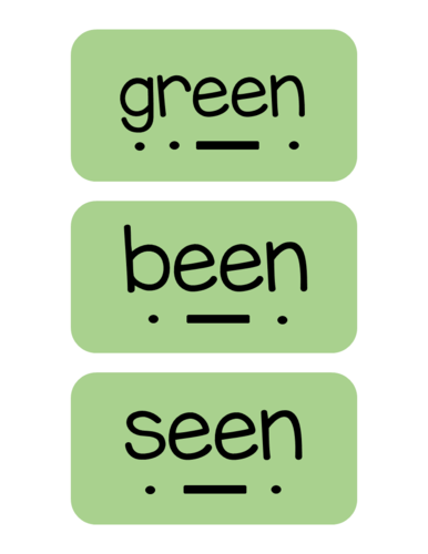 RWI Phonics Set 2 Flashcard Bundle: Green word cards and sound cards ...