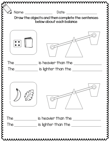 Year 1 Maths - Measuring weight - lighter than/heavier than | Teaching ...