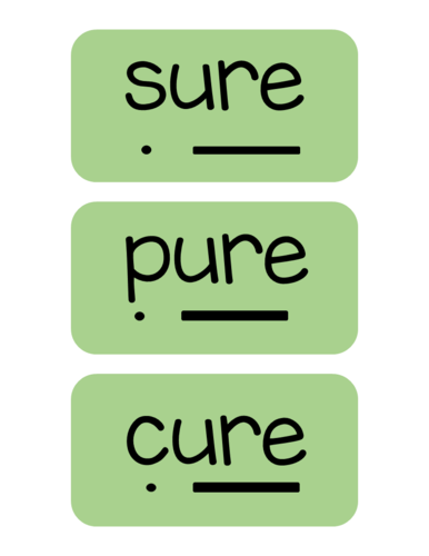 Read Write inc (RWI) set 3 flashcards and green word cards with sound ...