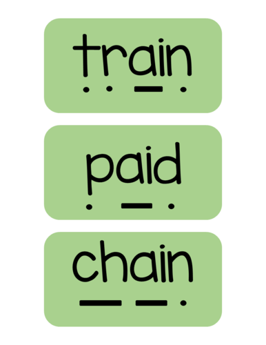 Read Write inc (RWI) set 3 flashcards and green word cards with sound ...