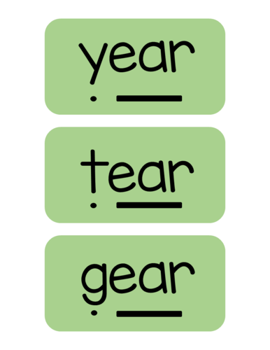 Read Write inc (RWI) set 3 flashcards and green word cards with sound ...