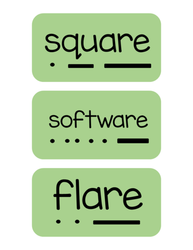 Read Write inc (RWI) set 3 flashcards and green word cards with sound ...