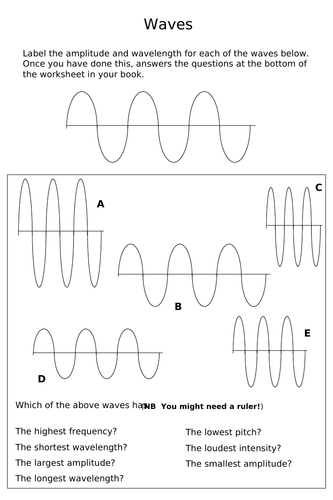 BEST Sound and Light Lesson 11 - Introduction to Waves | Teaching Resources