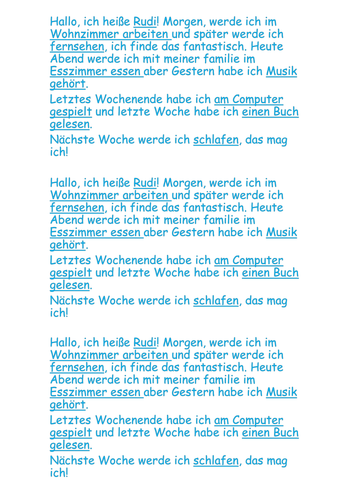 Where do you live/ Wo wohnst du | Teaching Resources