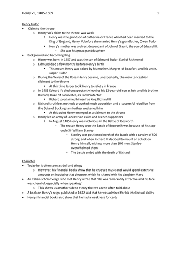 The Complete Notes for AQA AS/A Level History: Tudors (Option 1C) – The ...
