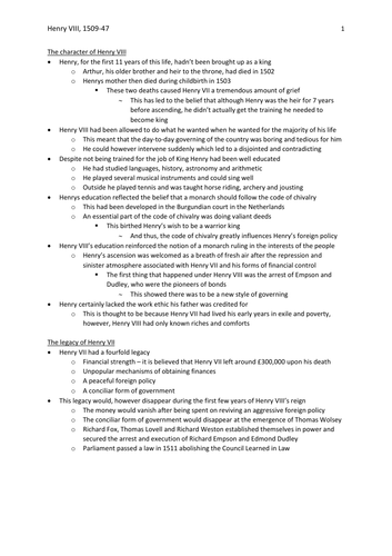 The Complete Notes for AQA AS/A Level History: Tudors (Option 1C) – The ...