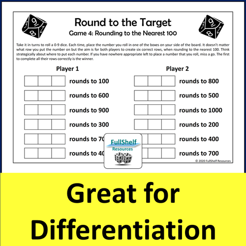 Rounding Games | Teaching Resources