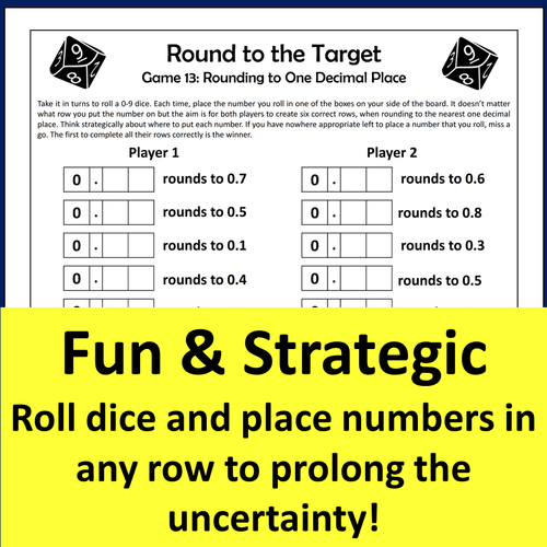 Rounding Games | Teaching Resources
