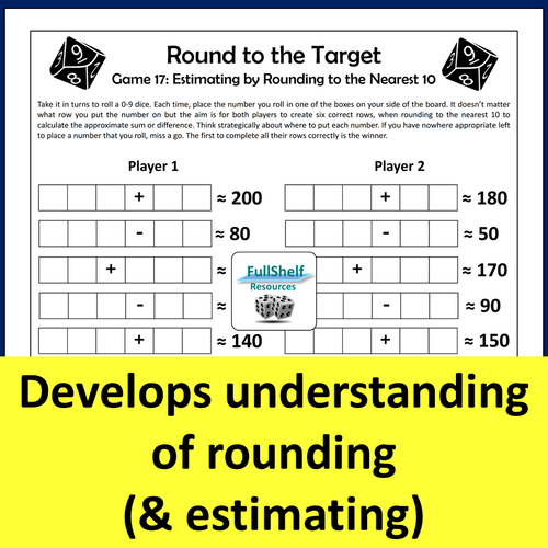 Rounding Games | Teaching Resources