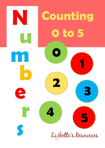 Counting 0 to 5 EYFS/SEN Maths Worksheets | Teaching Resources