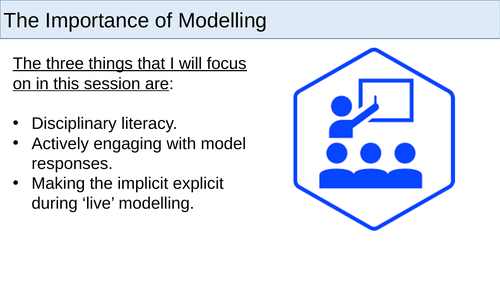 The Importance of Modelling CPD | Teaching Resources