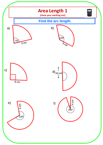 Arc Length | Teaching Resources