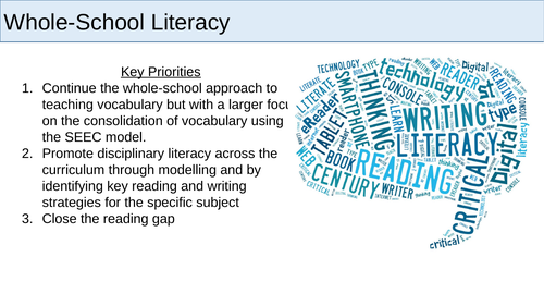 Whole-School Literacy Strategy - Booklet and PowerPoint | Teaching ...