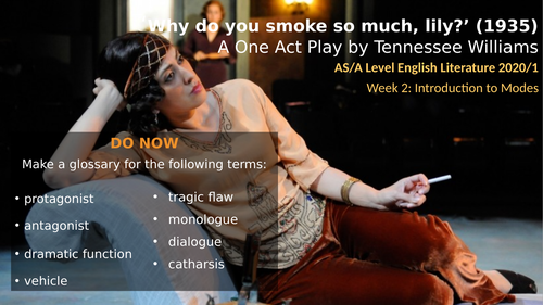 Characterisation in Drama PPT and HO | Teaching Resources