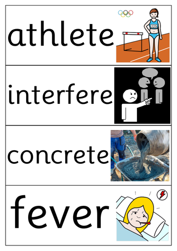 Split Digraph Flashcards | Teaching Resources